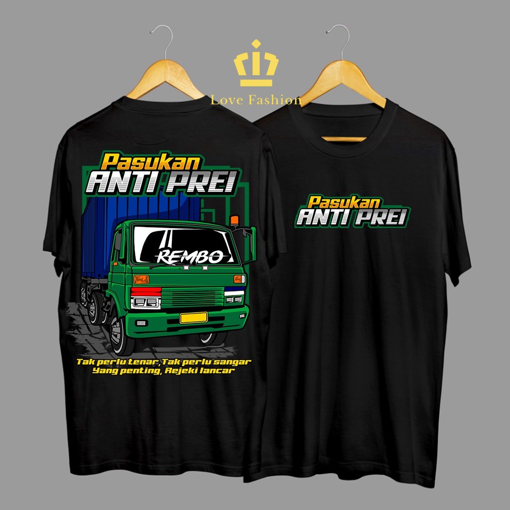 Jual Kaos Tshirt Baju Distro Mobil Truk Rembo Pasukan Anti Prei Tak ...