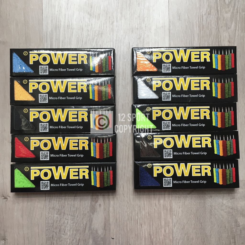 Jual Grip Handuk Raket Badminton dan Tenis Power Grip 100% Original ...
