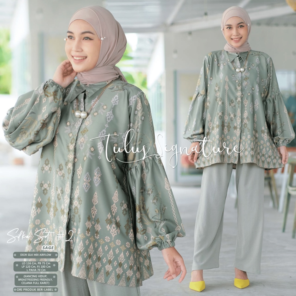 Jual Tulus Signature Setelan One Set Wanita Kekinian Outfit Kondangan ...