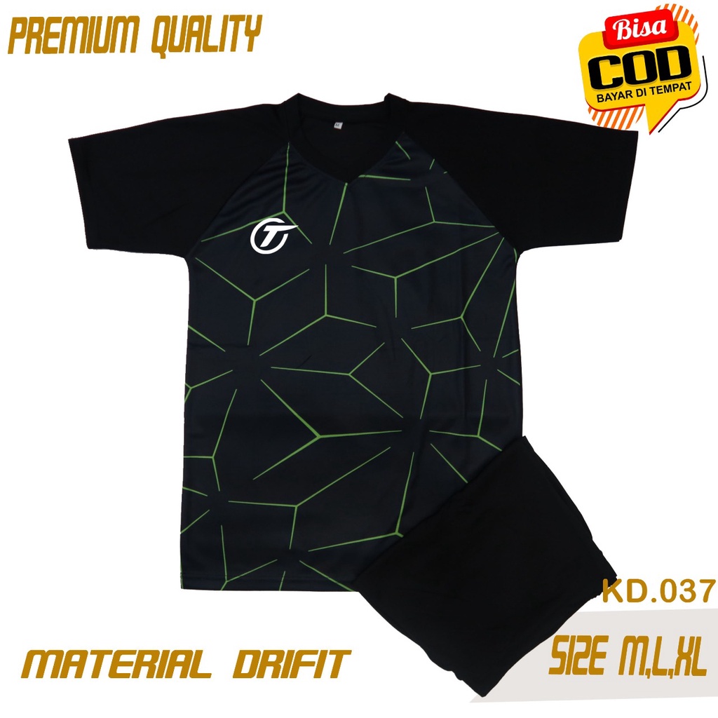 Jual 1 SET PAKAIAN OLAHRAGA PRIA WANITA KAOS LARI BAJU JOGGING MURAH ...