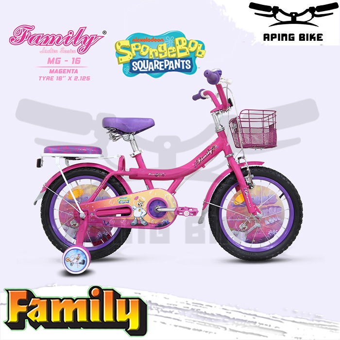 Jual Sepeda Family Magenta 16 Sepeda Anak Sepeda Mini 16 (Sudah Dirakit ...