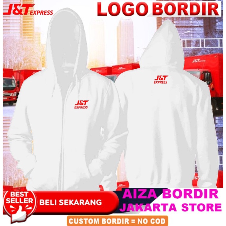 Jual JAKET HOODIE RESLETING BORDIR LOGO TERBARU UNTUK PRIA DAN WANITA ...