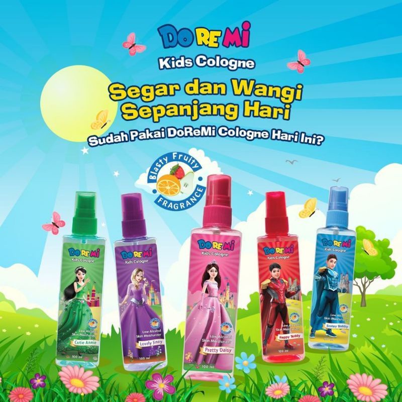 Jual Doremi kids cologne 100 ml all varian cutie Annie/lovely Jinny ...