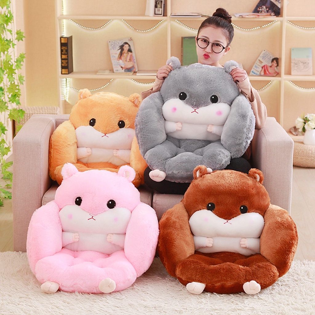 Jual EV B19 Alas Bantal Kursi Hamster 2in1, Bantalan Duduk Penyandar ...