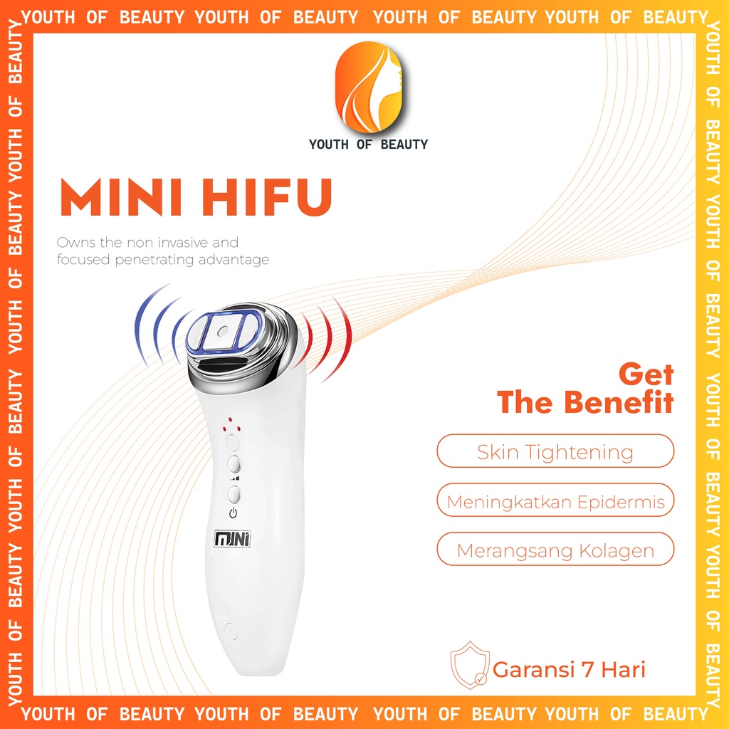 Jual Alat Kecantikan Wanita Ultrasonic Mini HIFU Perawatan Wajah Anti ...