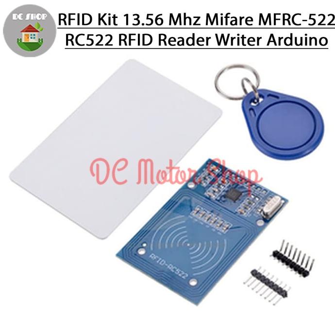 Jual RFID Kit 13.56 Mhz Mifare MFRC-522 RC522 RFID Reader Writer Arduino dc-motor90 Ayo Beli ...