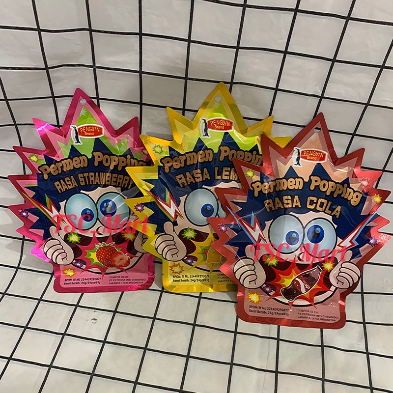 Jual Permen Penguin Brand Popping Candy 24 gr / permen / Penguin ...