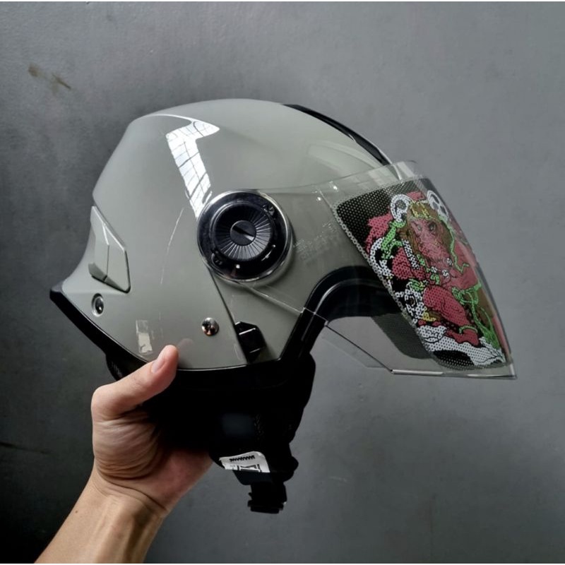 Jual ZEUS ZS 617 AUDI GRAY (CACAT) | Shopee Indonesia