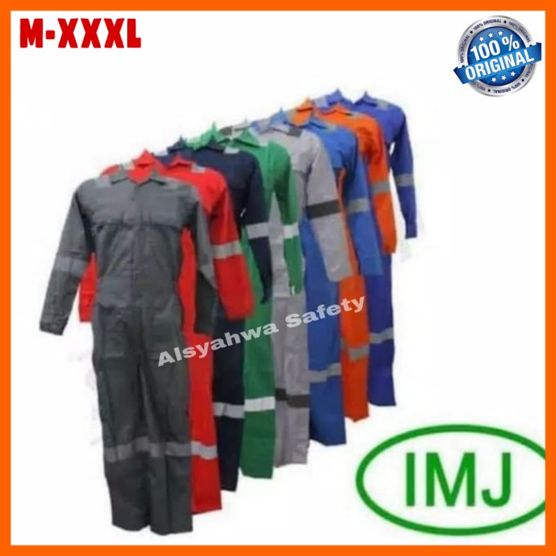 Jual WEARPACK COVERALL SAFETY IMJ SERAGAM KERJA PROYEK LAPANGAN ...