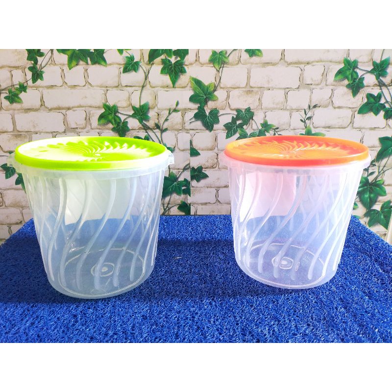 Jual toples plastik bening jaguar 3L / toples plastik tutup flexibel press / toples kue / toples ...