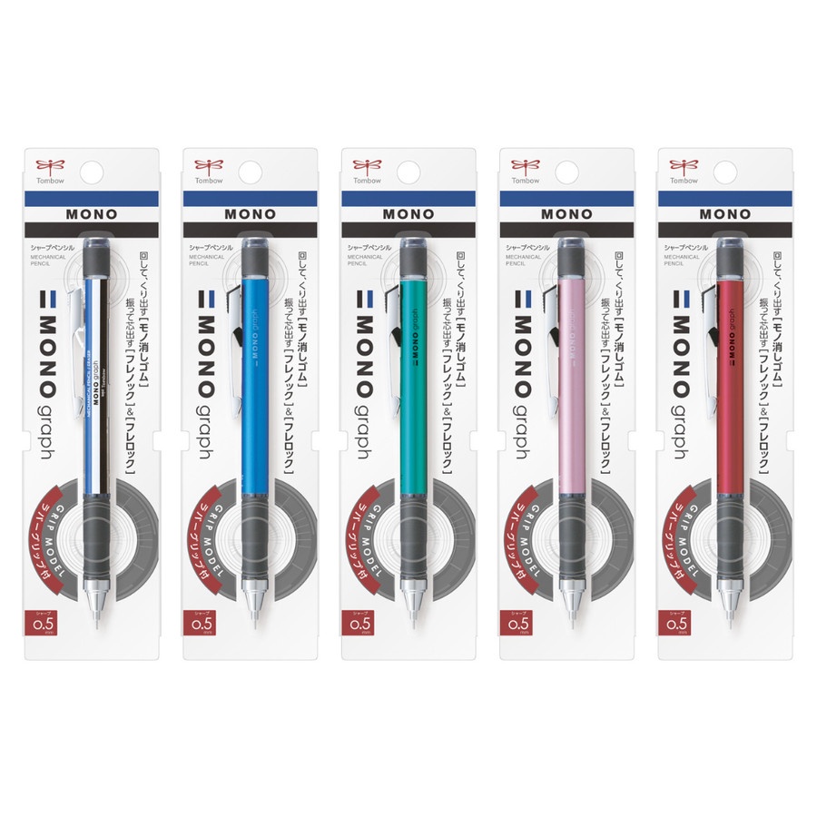 Jual Tombow Mono Graph Grip Model Mechanical Pencil 0.5mm Pensil ...