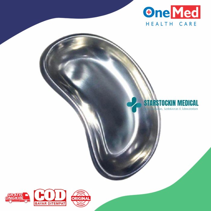 Jual Nierbeken Bengkok Onemed Stainless Steel 25 cm | Shopee Indonesia