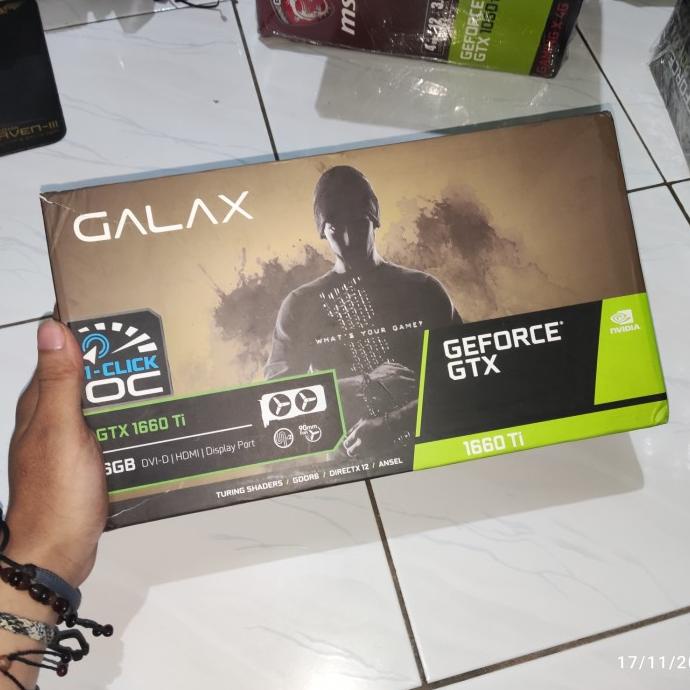 Jual Dus Box Vga GALAX GTX 1660 TI Dual Fan Original IMEI | Shopee ...