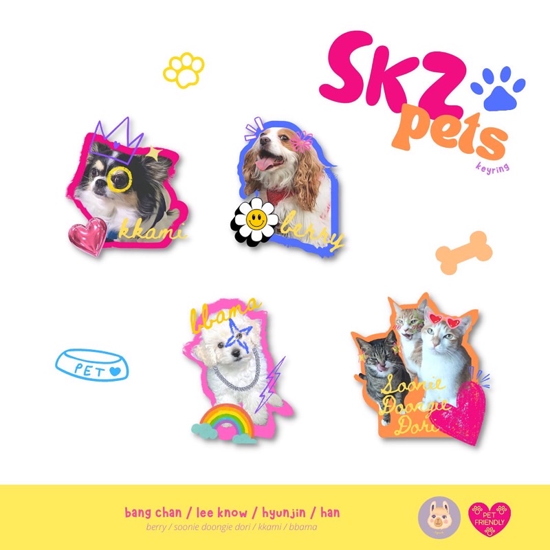 Jual SKZ Pets Keyring | Stray Kids | Shopee Indonesia