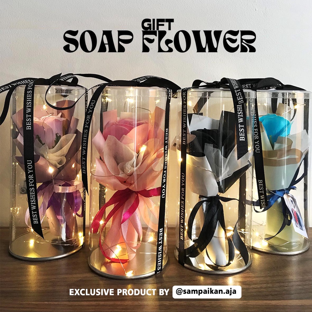 Jual Premium Gift Soap Flower Bouquet / Soap Flower | Kado Wisuda, Kado ...