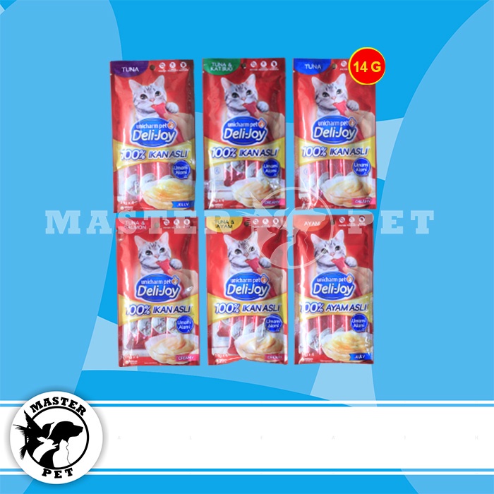 Jual Snack Kucing Deli Joy Creamy Cat treat Cemilan 14 Gram | Shopee ...