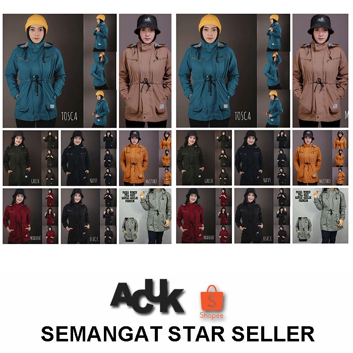 Jual PARKA CEWEK - PARKA CEWEK JUMBO - PARKA WANITA - PARKA JAKET ...