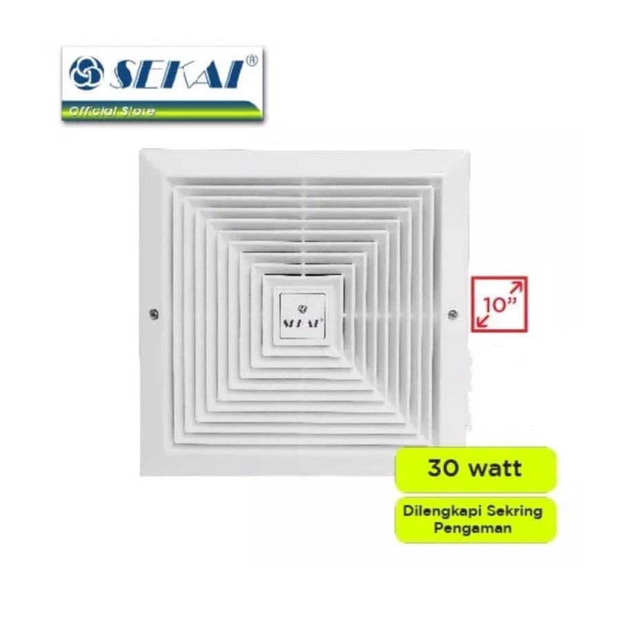 Jual SEKAI MVF-1091 KIPAS ANGIN DAK EXHAUST FAN 10 INCH | Shopee Indonesia