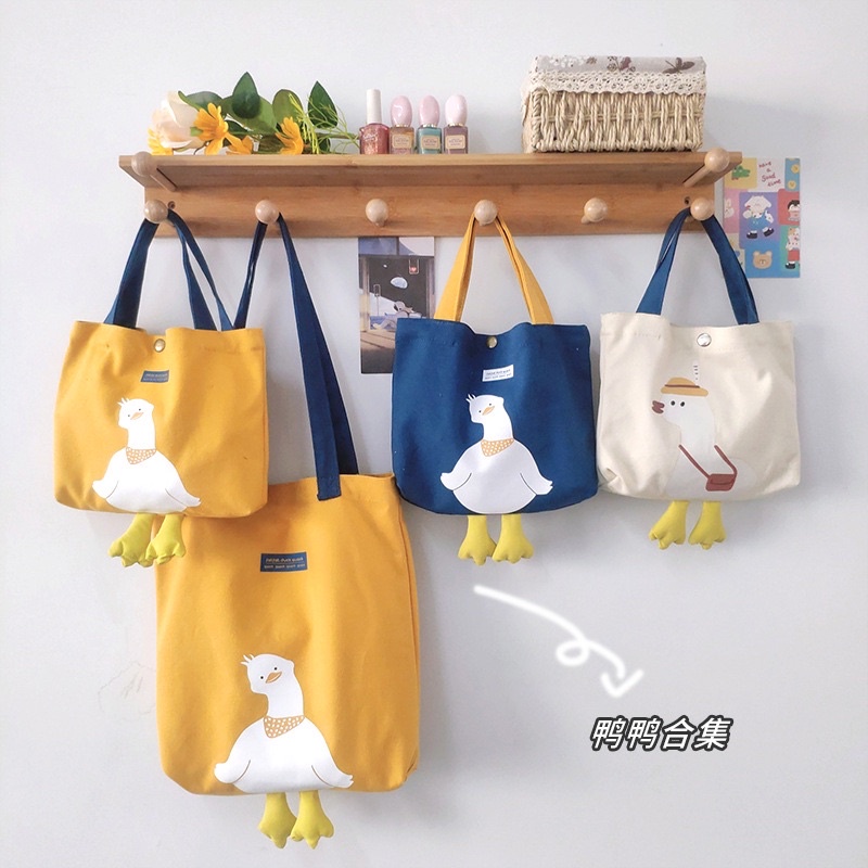 Jual TOTEBAG DONALD DUCK / TOTE BAG WANITA MOTIF DISNEY / TAS TOTE MINI ...