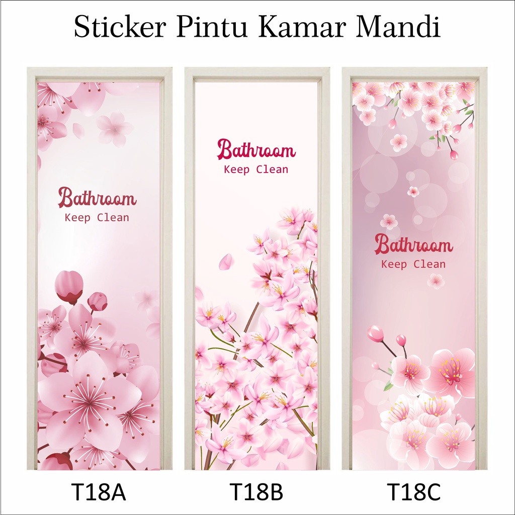 Jual stiker pintu kamar mandi, sticker bathroom | Shopee Indonesia