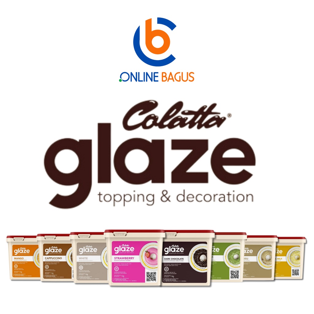 Jual COLATTA GLAZE 1KG ALL VARIANT | Shopee Indonesia
