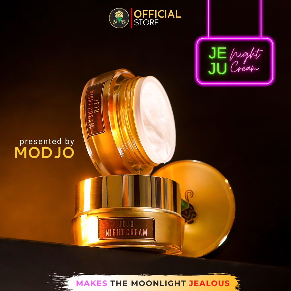 Jual Modjo JeJu - Anti Aging Night Moisturizer Cream - Whitening ...