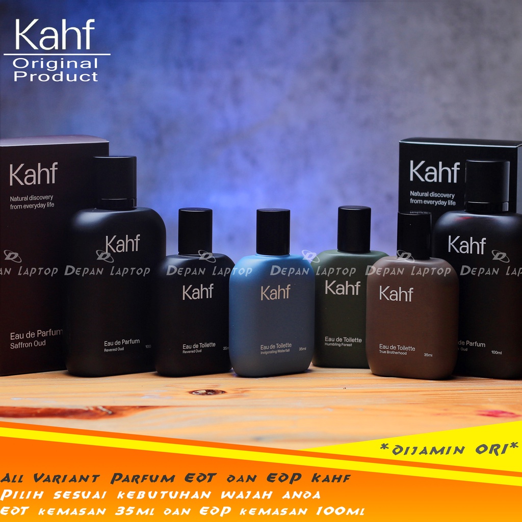 Jual Kahf Parfum EDT EDP Revered Oud Hitam Hijau Biru Merah Saffron ...