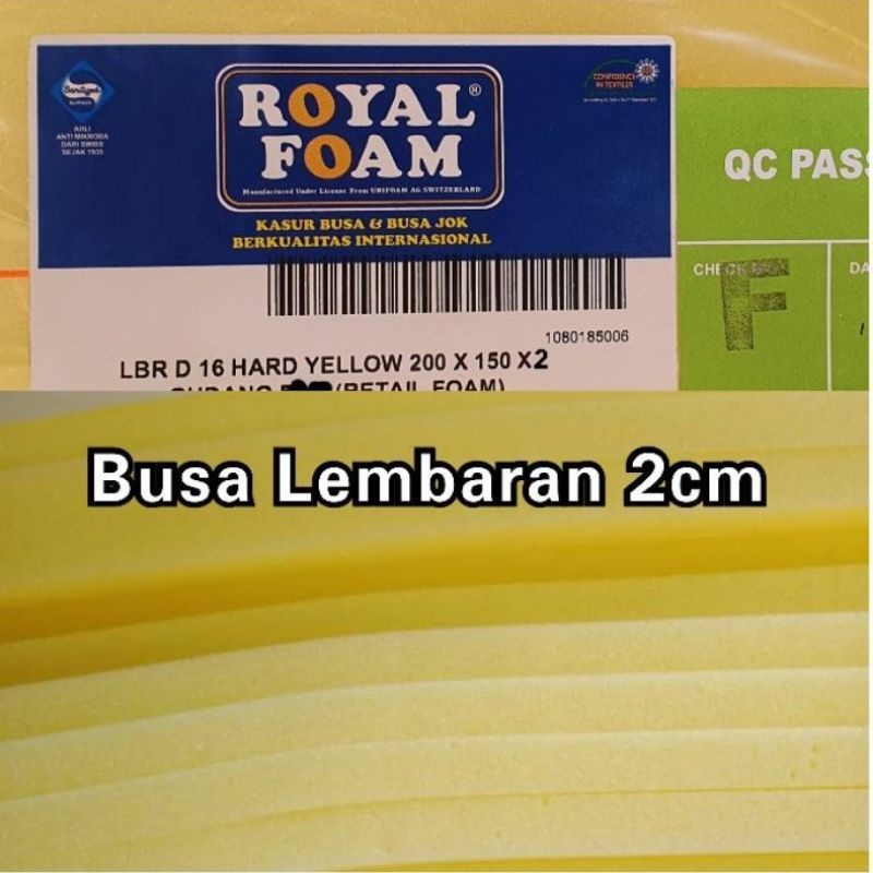 Jual Busa Lembaran 2 -4 CM| Foam Royal D 18 | Shopee Indonesia