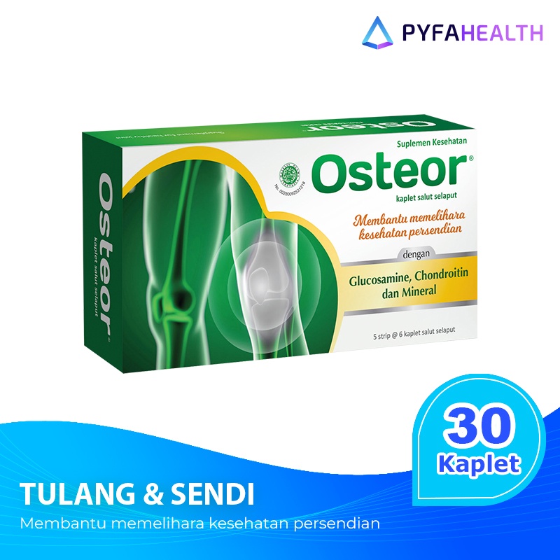 Jual Osteor Suplemen Membantu memelihara kesehatan persendian - 30 KSS ...