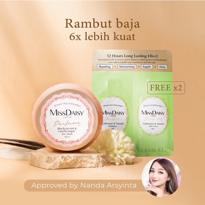 Jual Haira Miss Daisy Sweet Blackcurrant & Vanilla Sugar French Perfume ...
