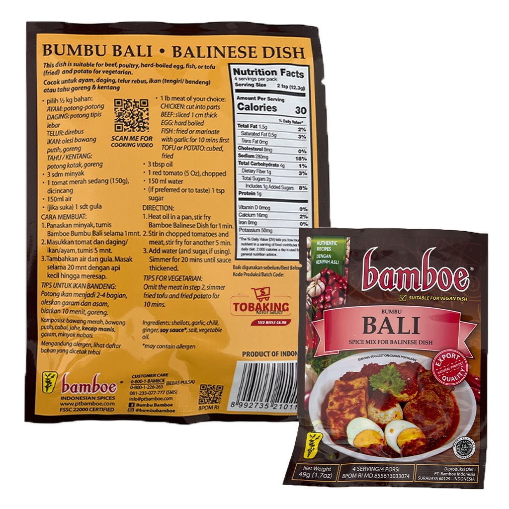 Jual Bamboe bumbu dapur all varian tahu campur empal soto daging madura ...