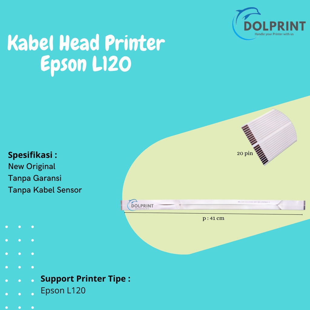Jual Kabel Head Epson L120, Cable Flexible Epson L120 New (Tanpa Kabel ...