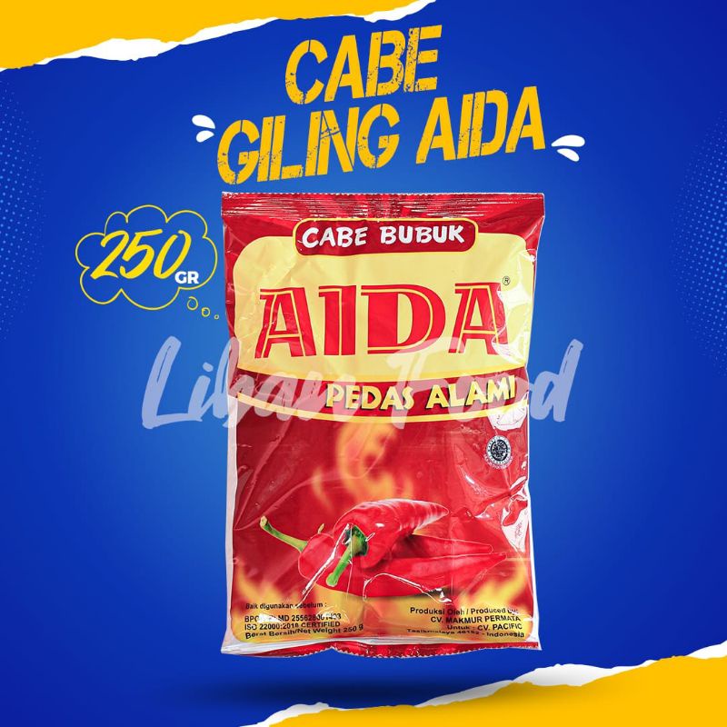 Jual AIDA CABE BUBUK 250 GRAM TERMURAH/ LIBAN FOOD / BASO ACI / SEBLAK ...