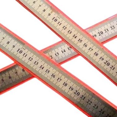 Jual Depan Penggaris Besi Mistar / Stainless Ruler 100 cm / 1 meter ...