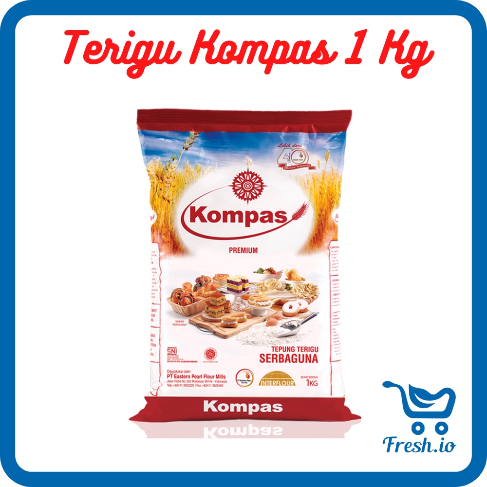Jual Terigu Kompas 1 kg | Shopee Indonesia