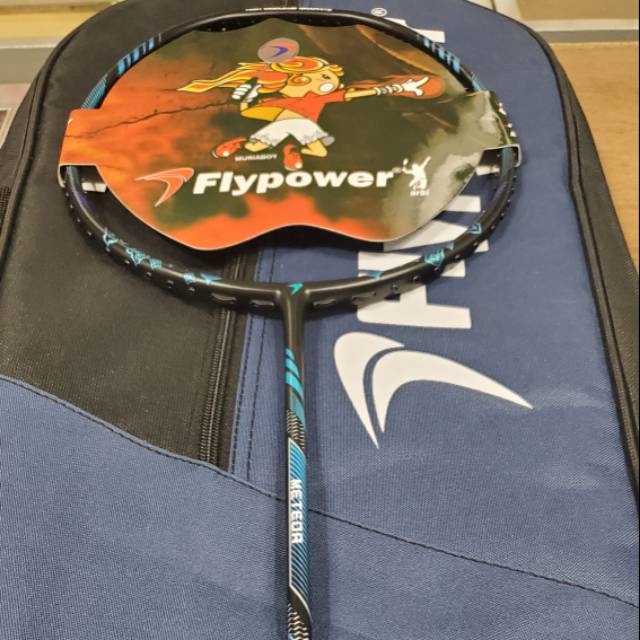 Jual Raket Badminton Flypower Meteor 37lbs Original | Shopee Indonesia