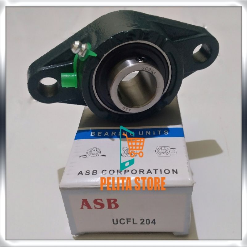 Jual PILLOW BLOCK BEARING UCFL 204 ASB (AS : 20MM) | Shopee Indonesia