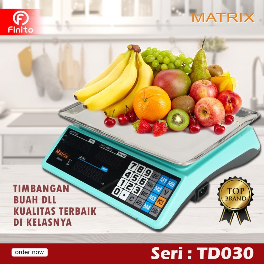 Jual Timbangan Digital MATRIX Timbangan Elektrik 40 kg TD030 Matrix ...