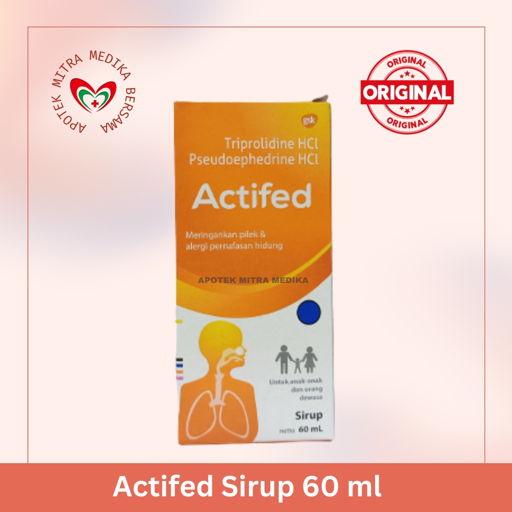 Jual Actifed Sirup 60 ml (Kuning) | Shopee Indonesia