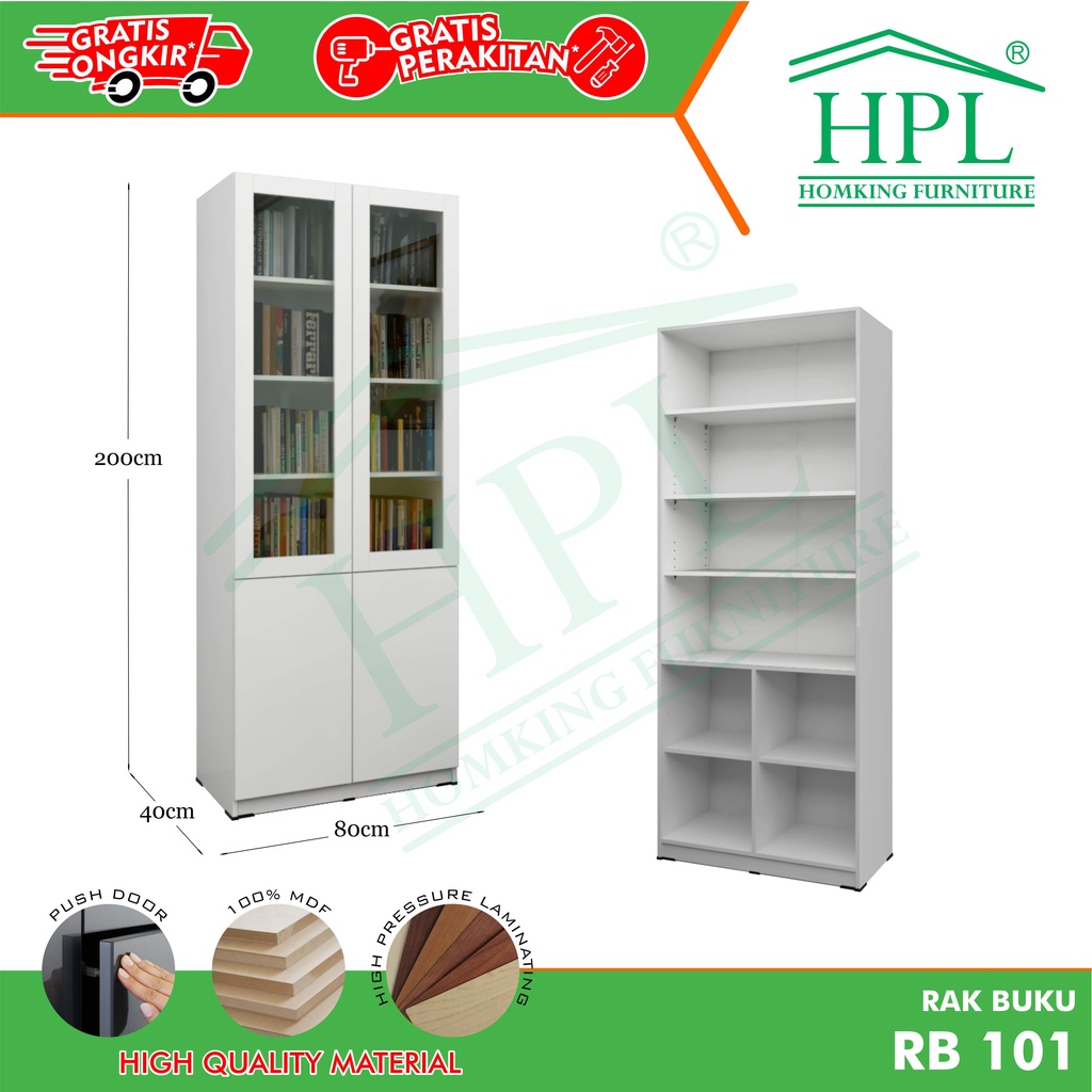Jual HOMKING Rak Buku HPL Retro 01 | Shopee Indonesia