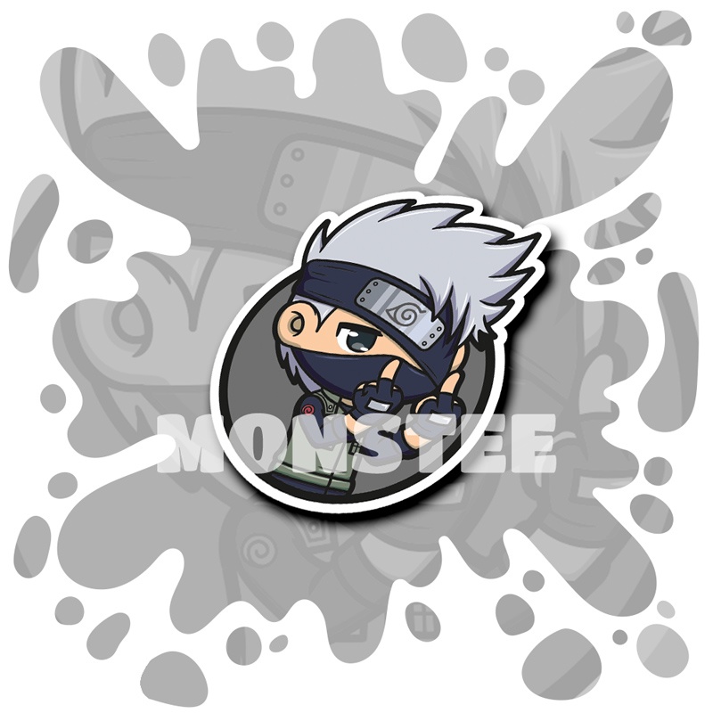 Jual Stiker Anime Chibi Naruto Shippuden Part 2 Sticker Vinyl Kakashi ...