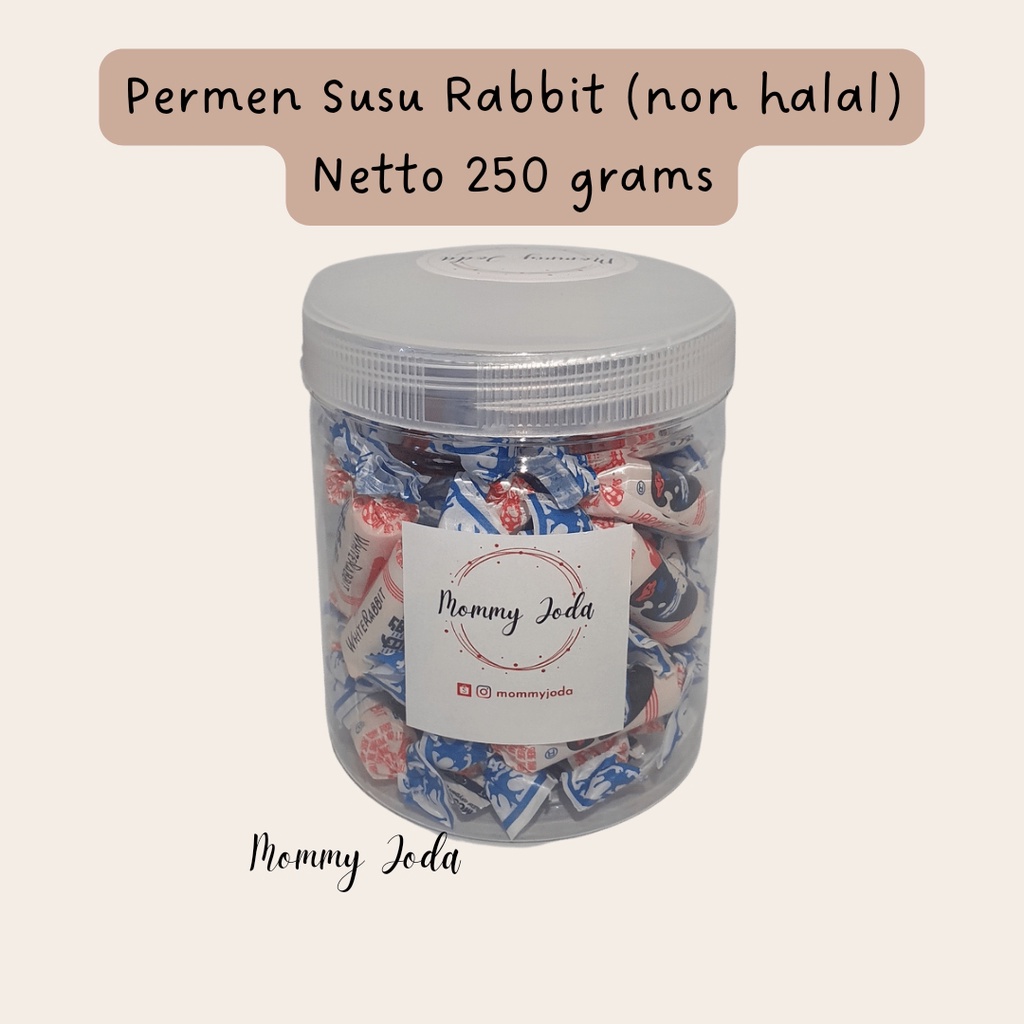 Jual Permen susu rabbit mommyjoda snack cemilan white rabbit candy ...