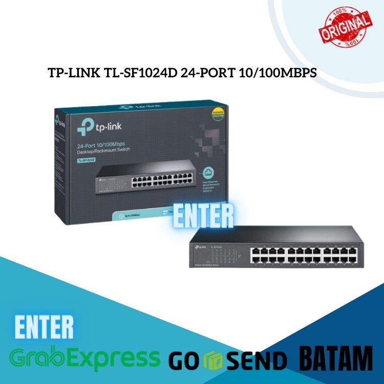 Jual Original TP-LINK TL-SF1024D 24-port 10/100Mbps Desktop/Rackmount ...