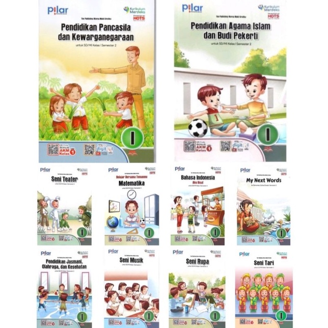 Jual PILAR SD/MI KELAS 1 SEMESTER 2 KUMER / KURIKULUM MERDEKA | Shopee Indonesia