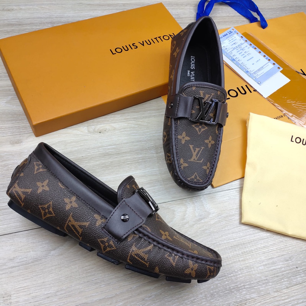 Jual Sepatu pria loafers Louis vuitton Monogram | Shopee Indonesia