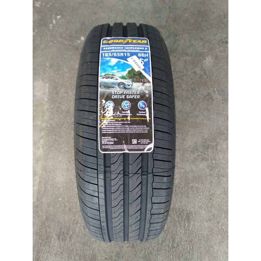 Jual 185 65 R15 Goodyear Assurance Triple Max 2 ukuran Ban Mobil ...