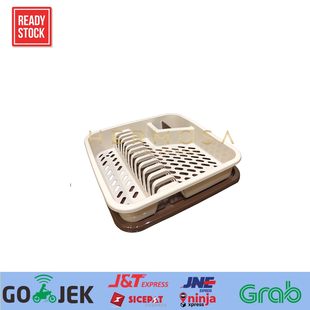 Jual rak piring dan sendok plastik serbaguna dengan tatakan tirisan air ...
