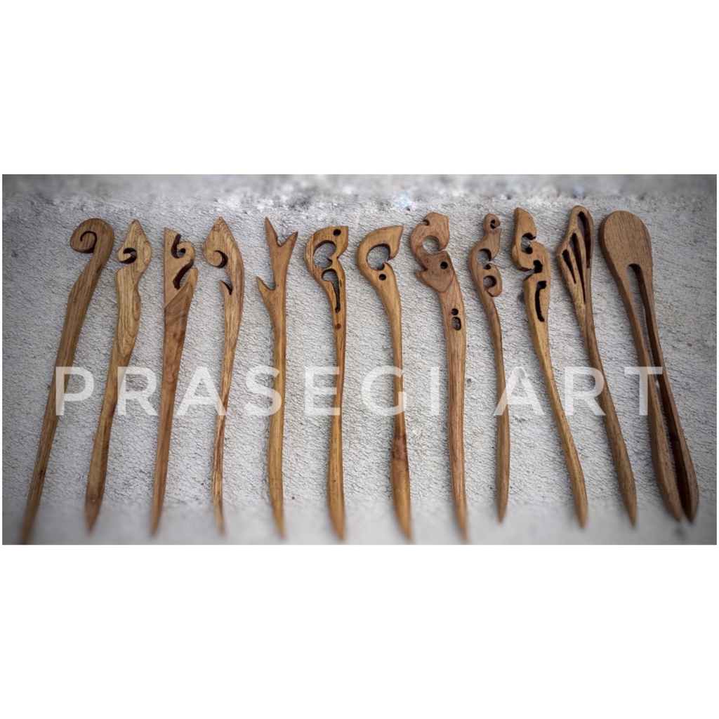 Jual Tusuk konde/ tusuk kayu konde/ Vintage hair sticks/jepit rambut ...