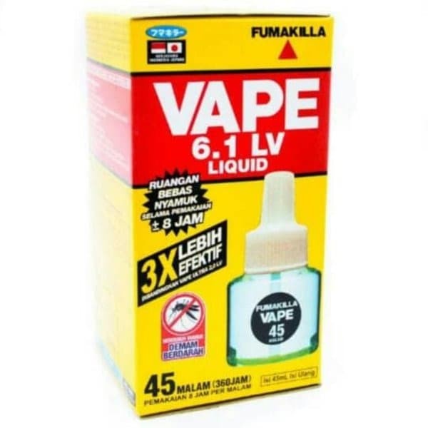 Jual FUMAKILLA Alat Elektrik Liquid SET Alat Plus Reffil 45Malam Obat ...