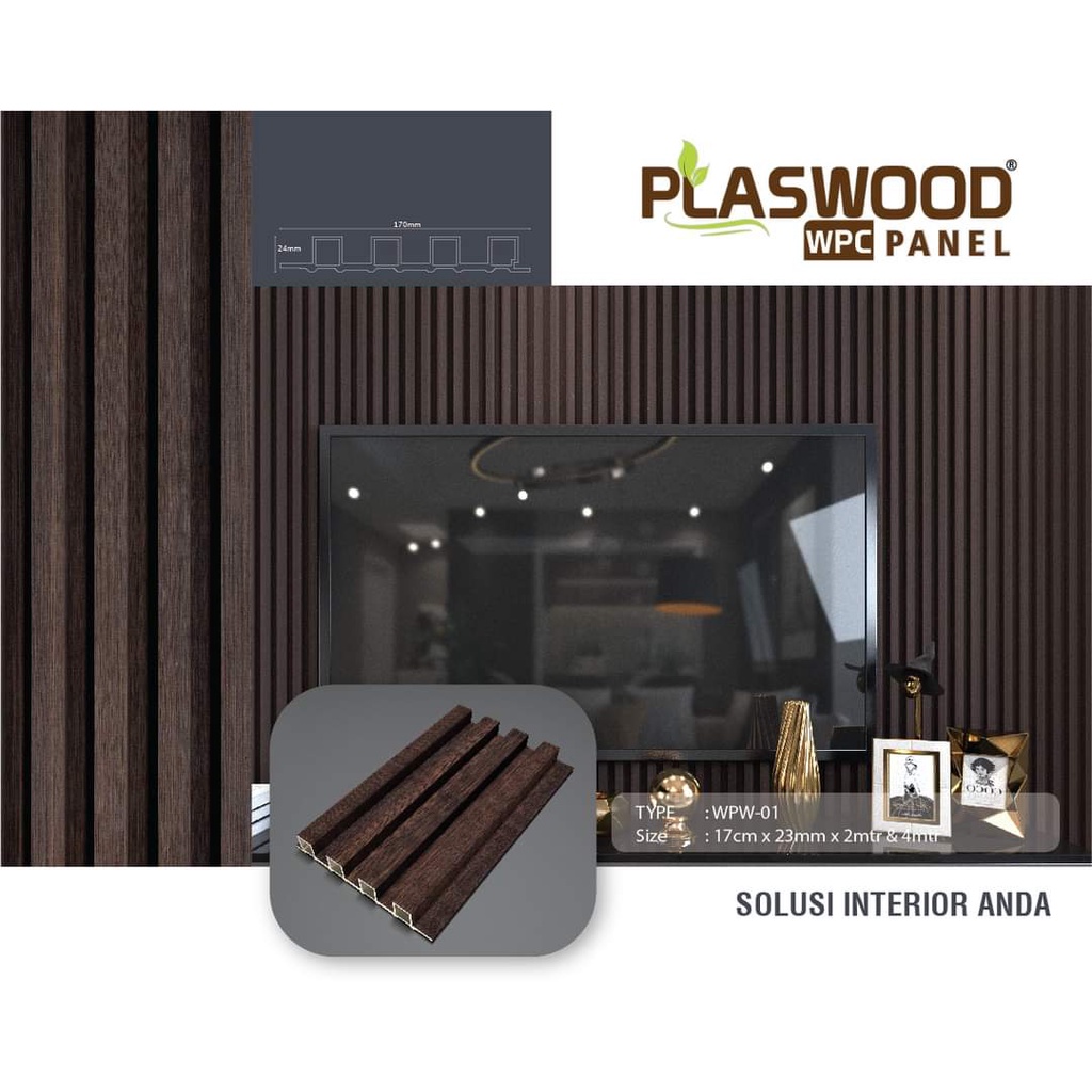 Jual Wall Panel WPC / 3D Wood Panel WPC / WPC PANEL WPW | Shopee Indonesia